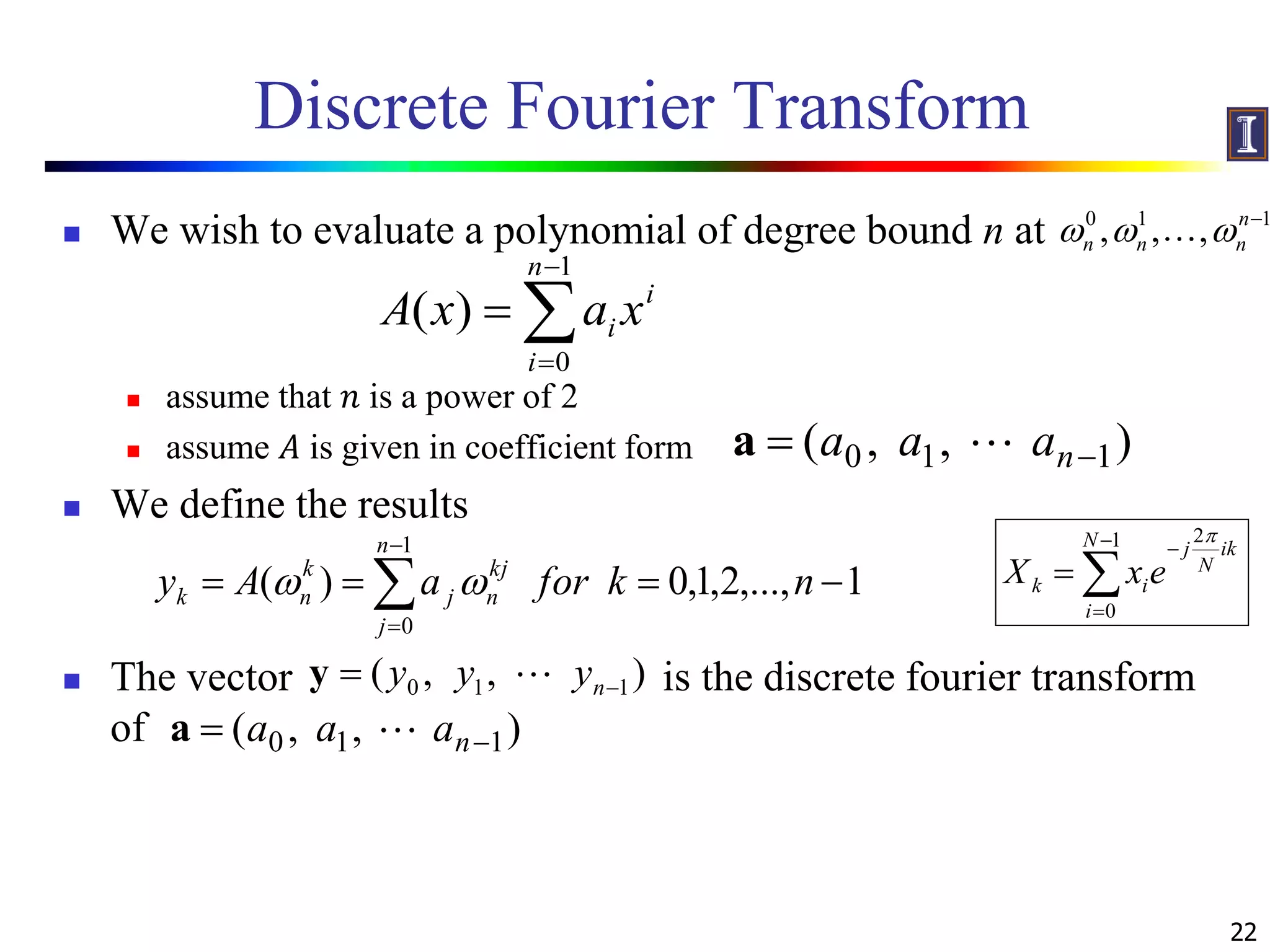 Convolution and FFT | PPT