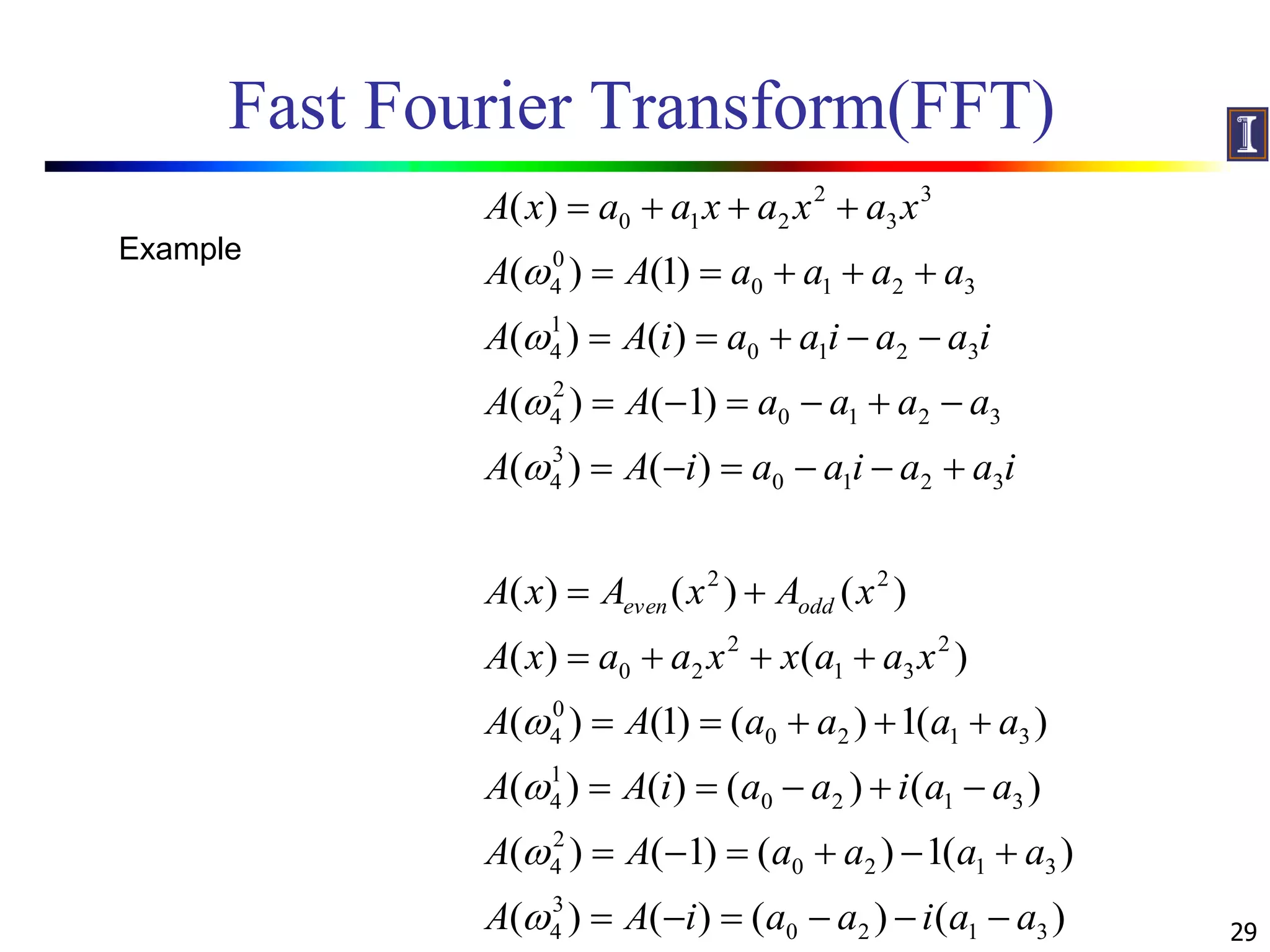 Convolution and FFT | PPT