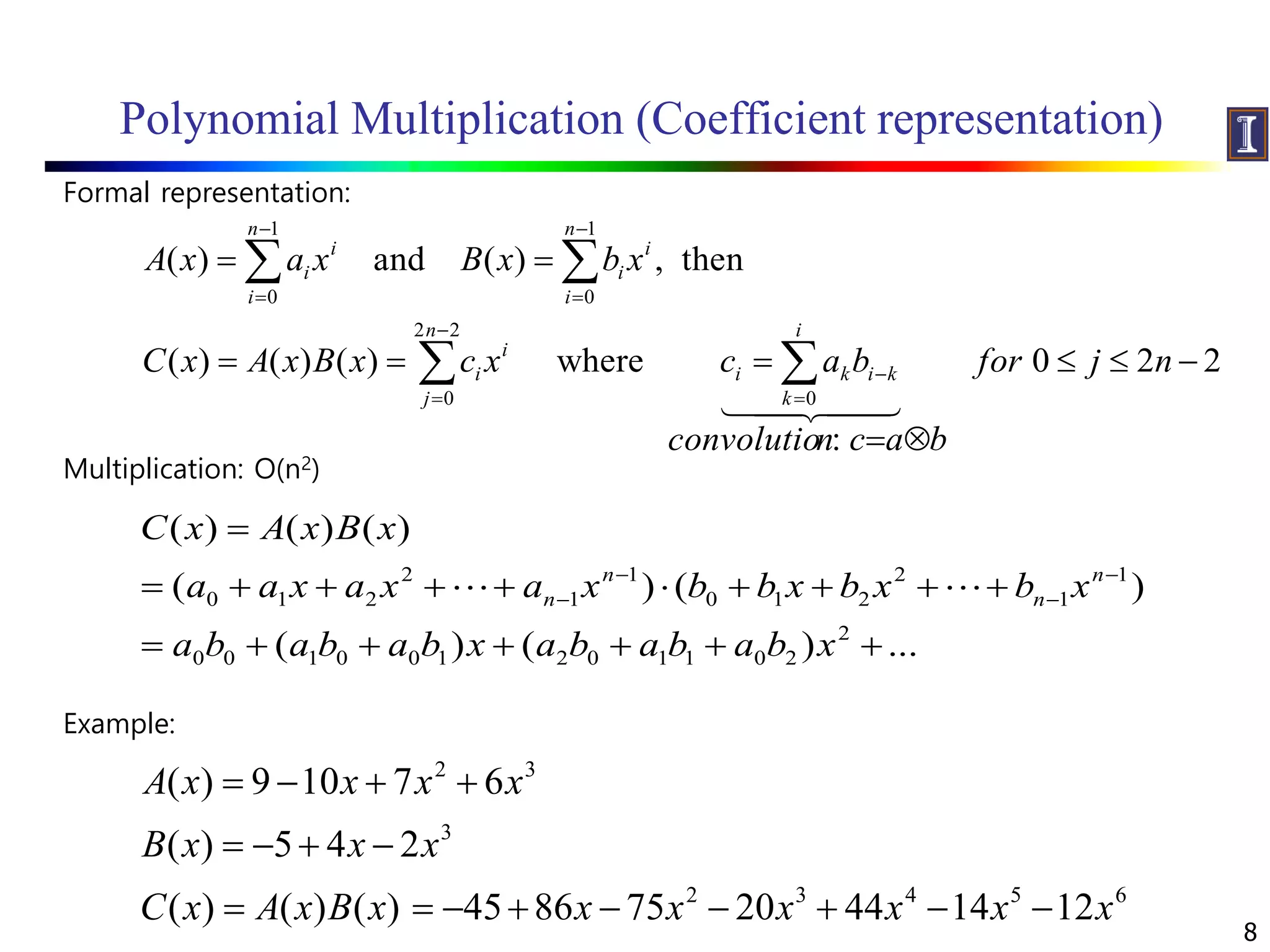 Convolution and FFT | PPT