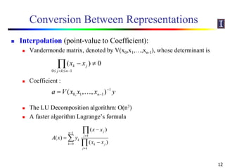 Convolution and FFT | PPT