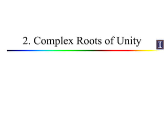 Convolution and FFT | PPT