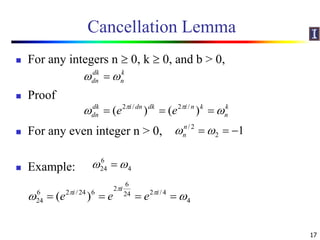 Convolution and FFT | PDF
