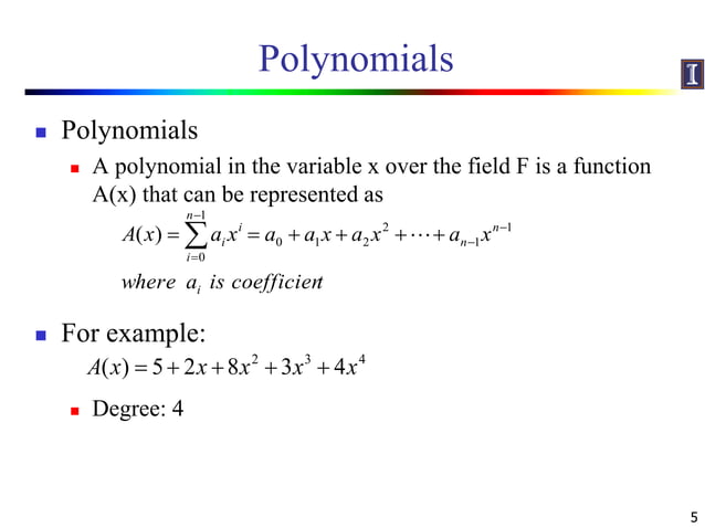 Convolution and FFT | PPT