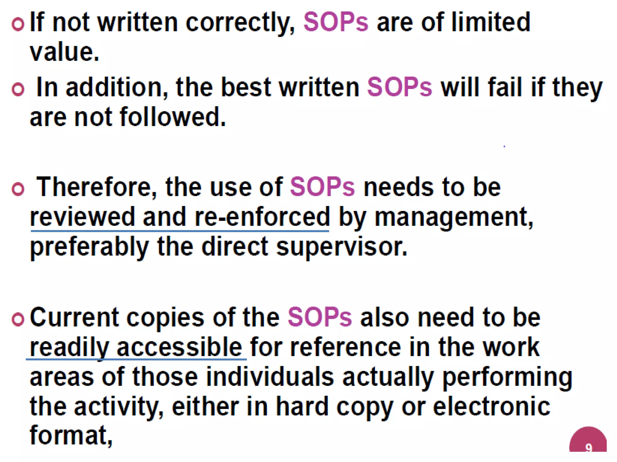SOP- Standard Operation Procedure. | PPTX