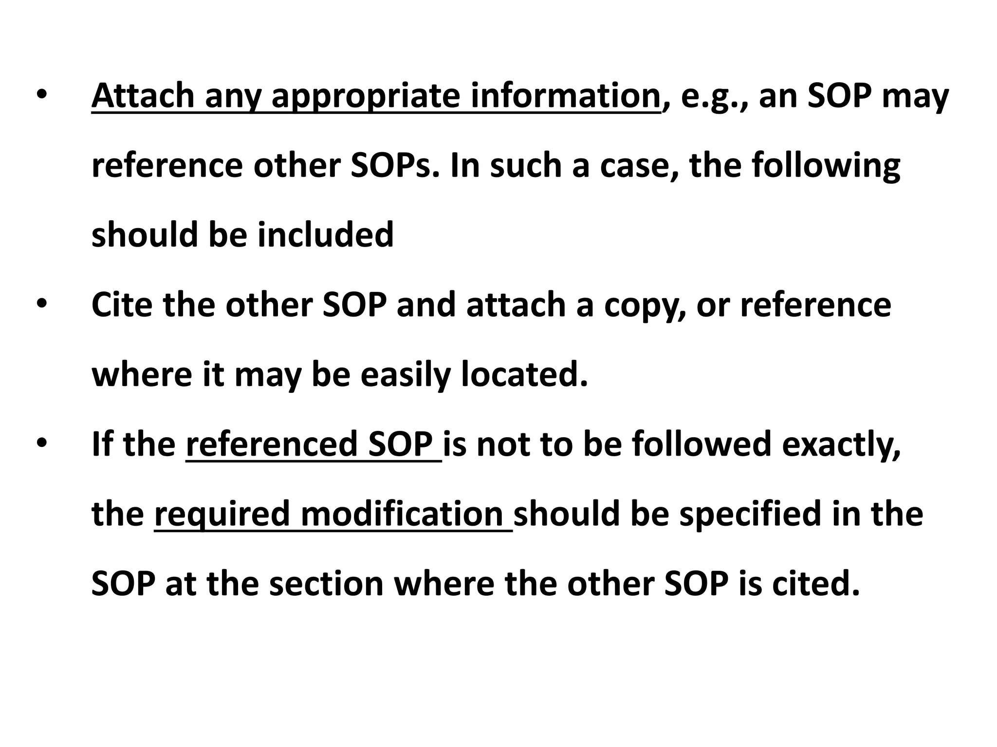 SOP- Standard Operation Procedure. | PPTX