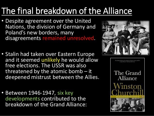Breakdown of the Grand Alliance