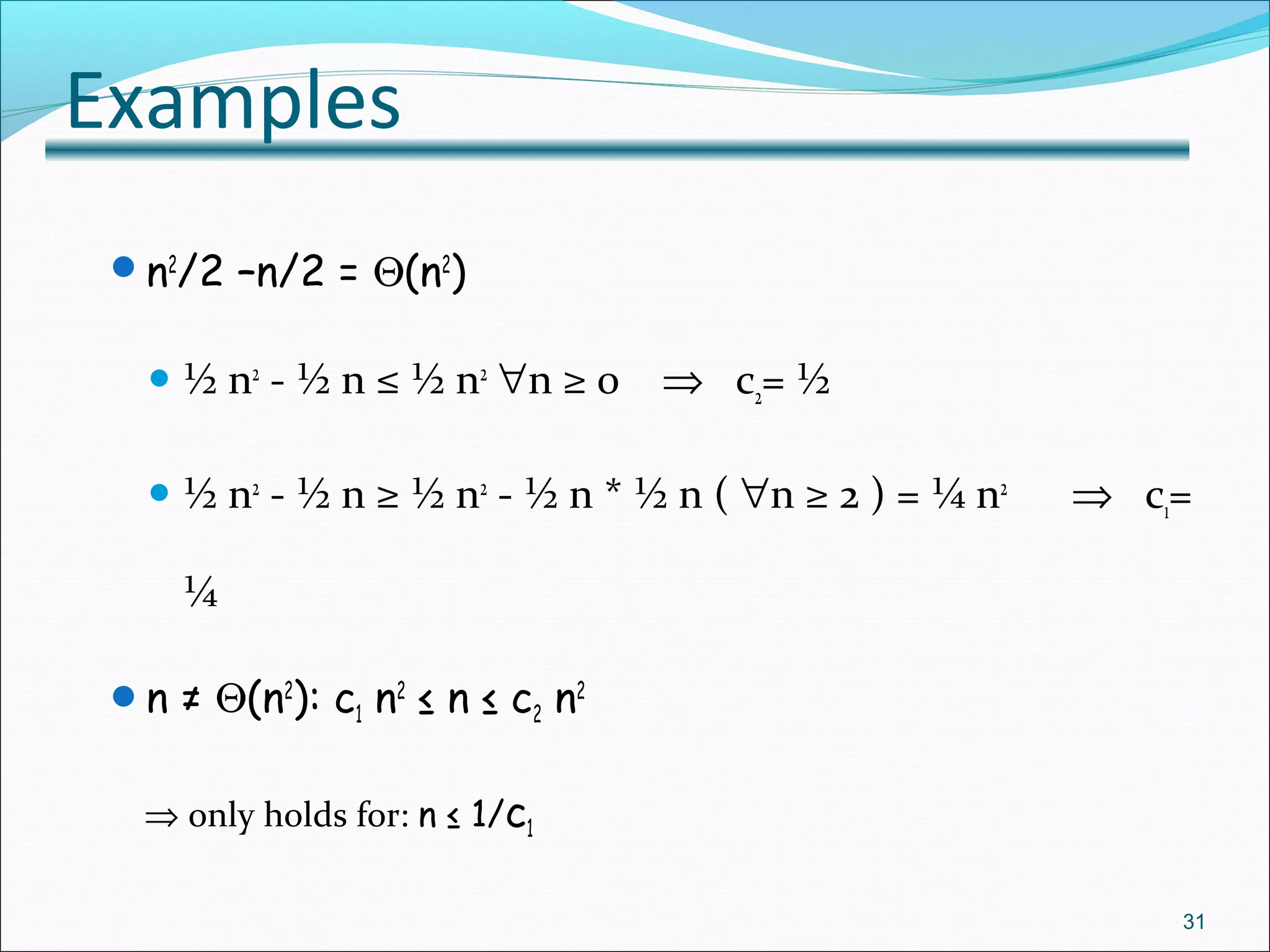 Asymptotic Notation and Complexity | PPT Asymptotic Notation and Complexity | PPT