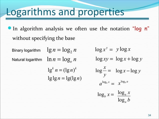 Asymptotic Notation and Complexity | PPT