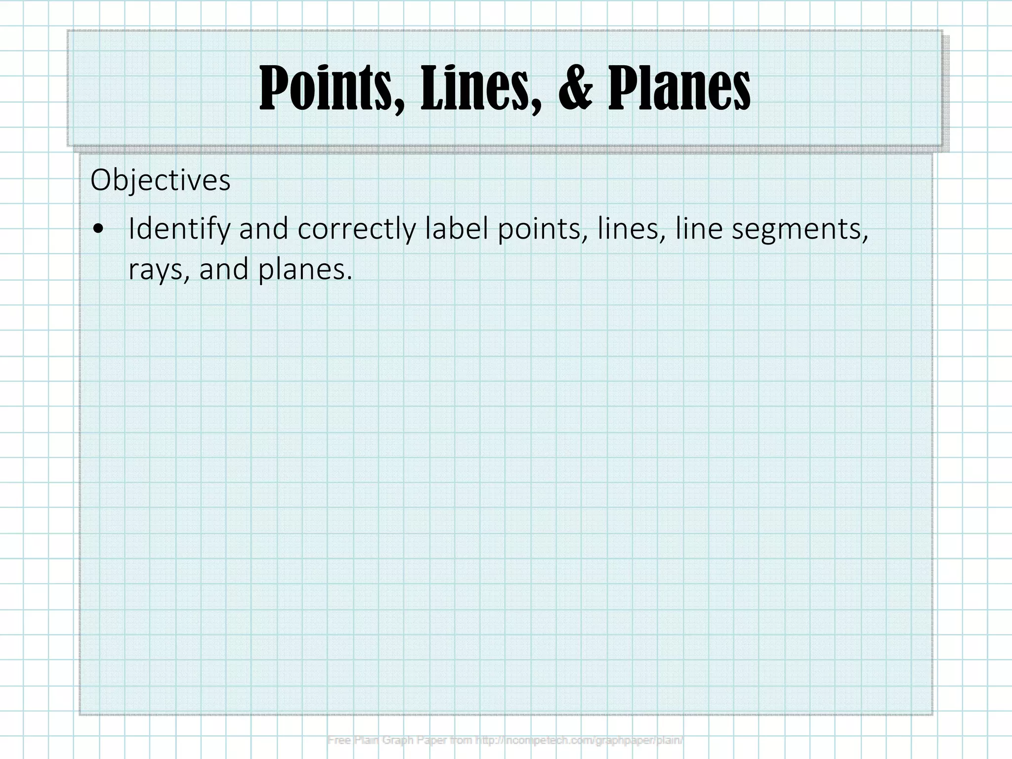 2.1 Points, Lines, and Planes | PDF | 3-D Graphics | Computer Software ...