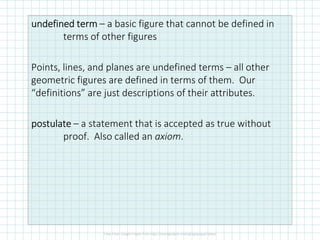 2.1 Points, Lines, and Planes | PDF