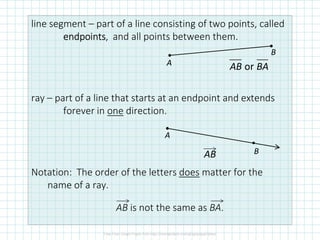 2.1 Points, Lines, and Planes | PDF