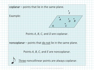 Coplanar Example