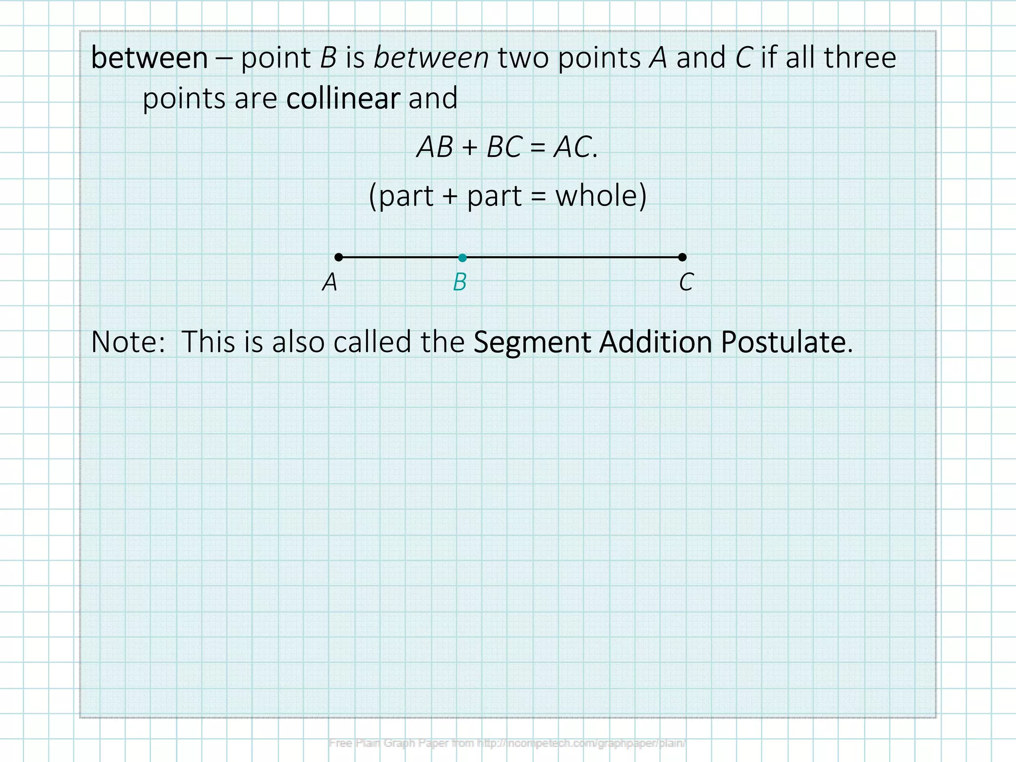 2.2 Segment Addition Postulate | PPT | Free Download