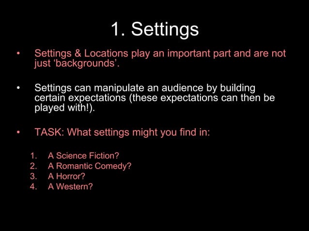 Intro to mise en scene | PPTX