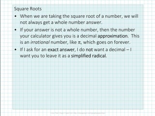 2.3 Simplifying Radicals | PDF | Science