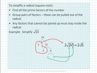 2.3 Simplifying Radicals | PDF | Science