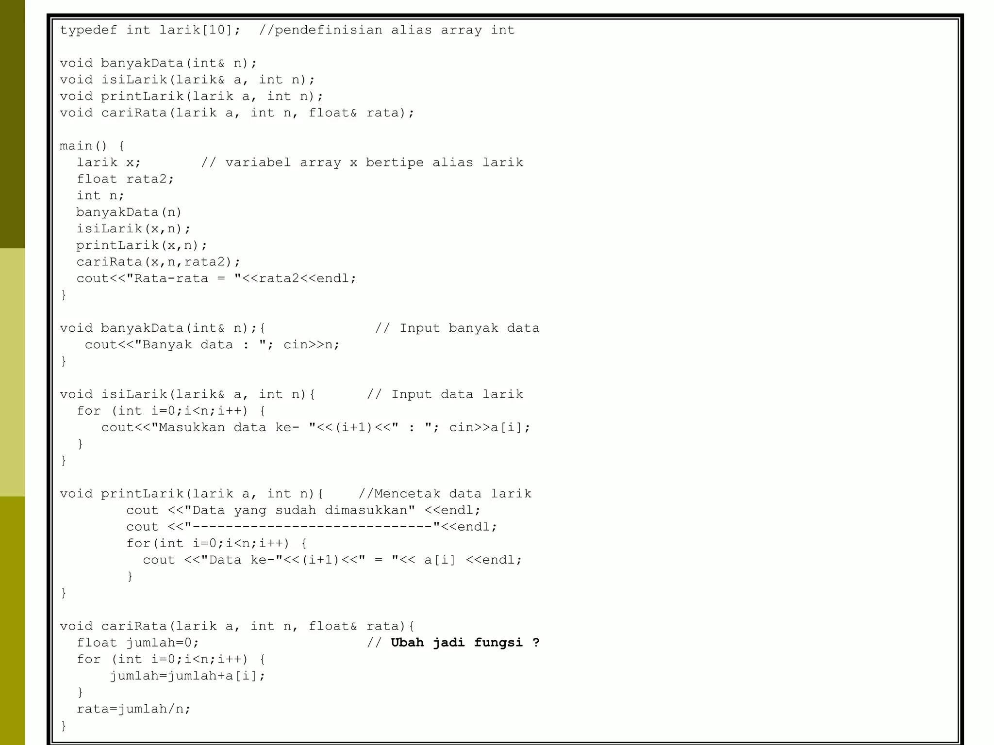2. Array of Record (Struktur Data) | PDF