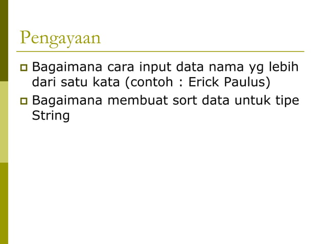 2. Array of Record (Struktur Data) | PDF