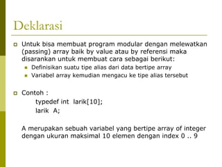 2. Array of Record (Struktur Data) | PPT