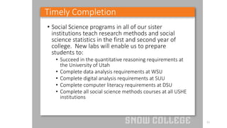 Snow College - Social Science and General Education Building | PPTX