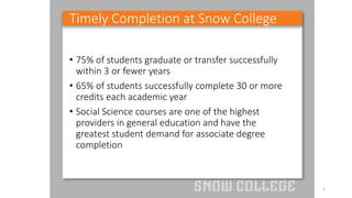 Snow College - Social Science and General Education Building | PPTX