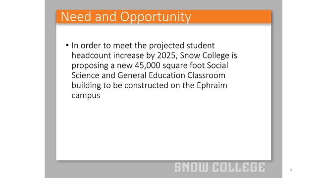 Snow College - Social Science and General Education Building | PPTX ...