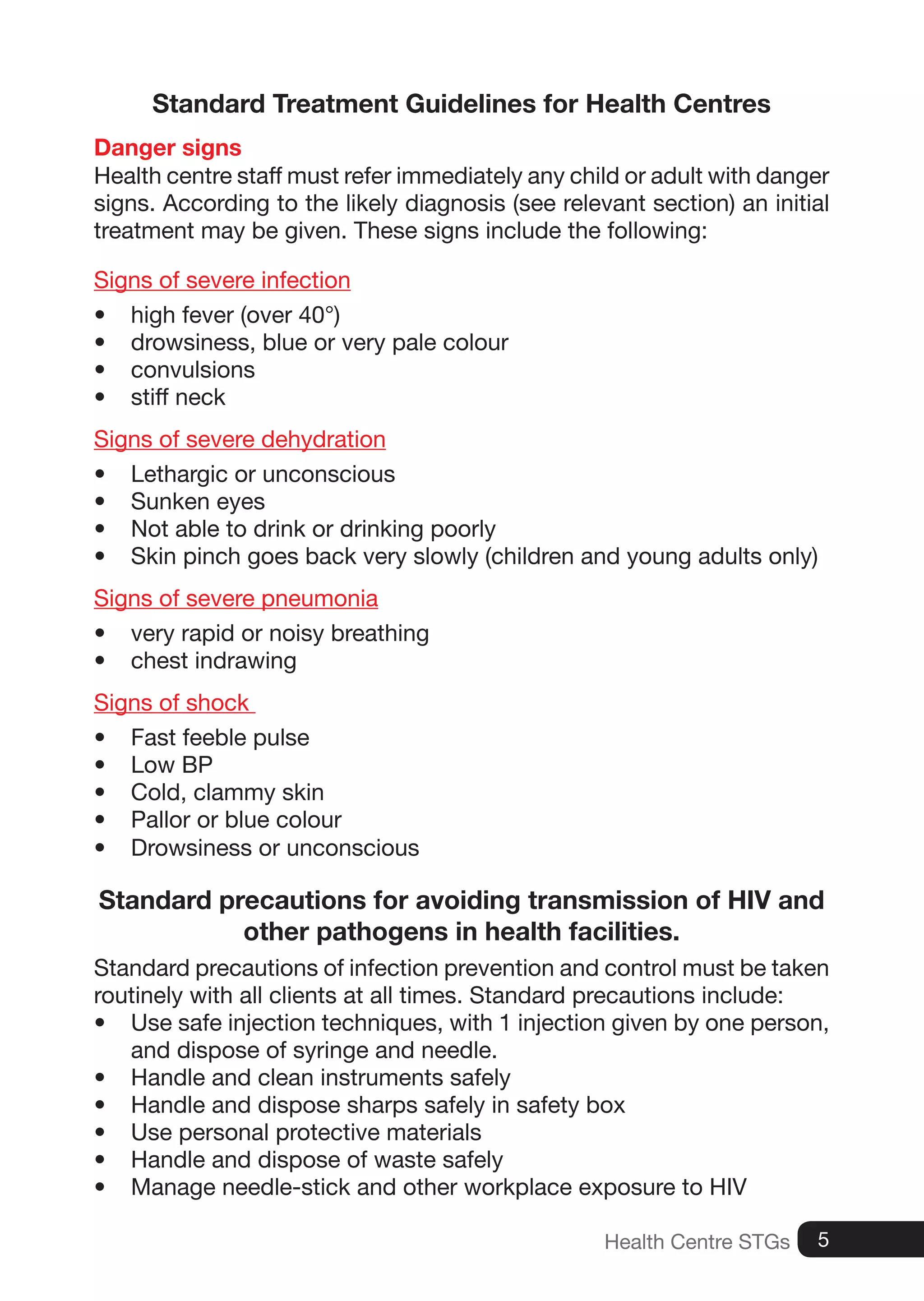 2. health centre Standard treatment guideline | PDF
