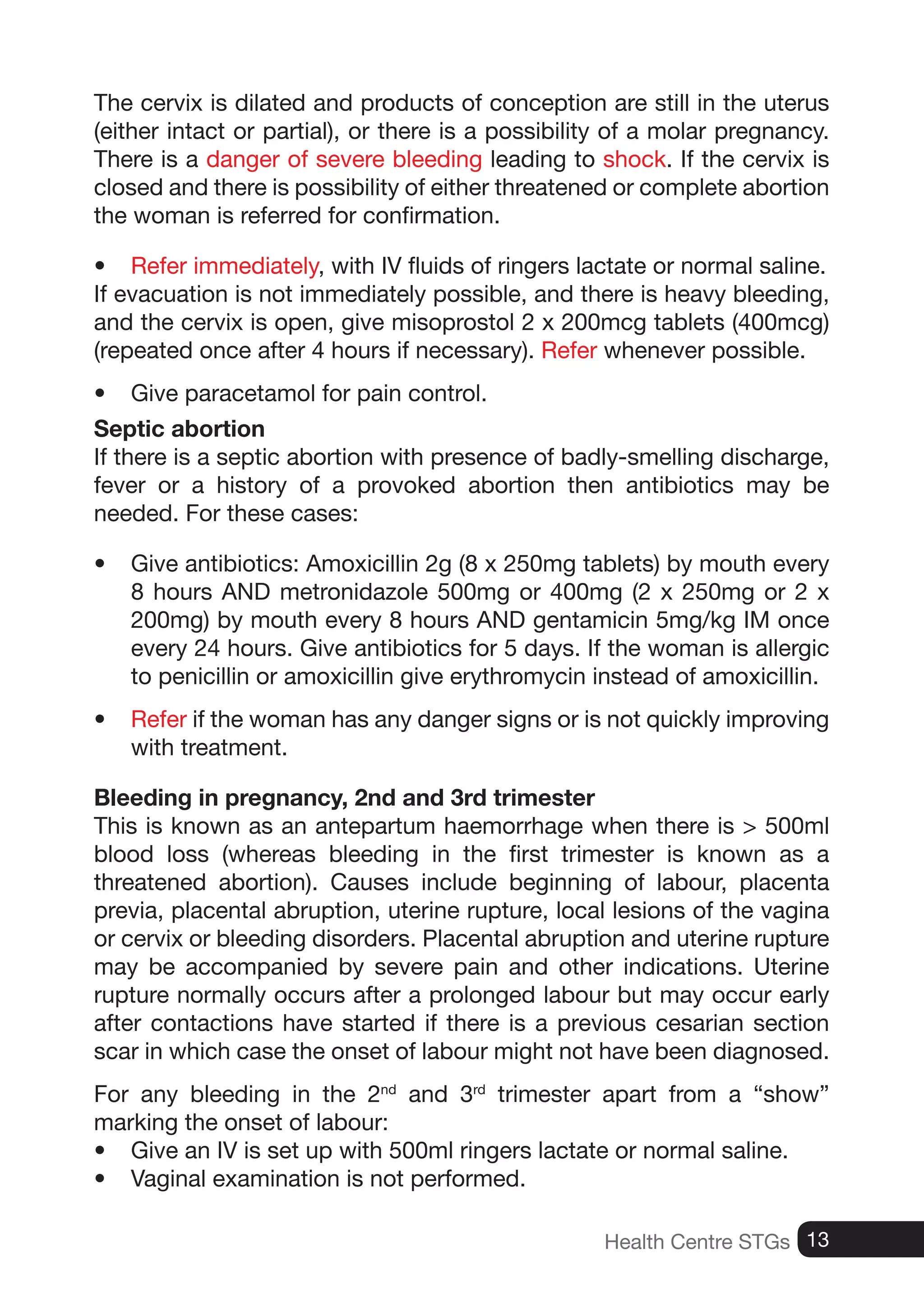 2. health centre Standard treatment guideline | PDF