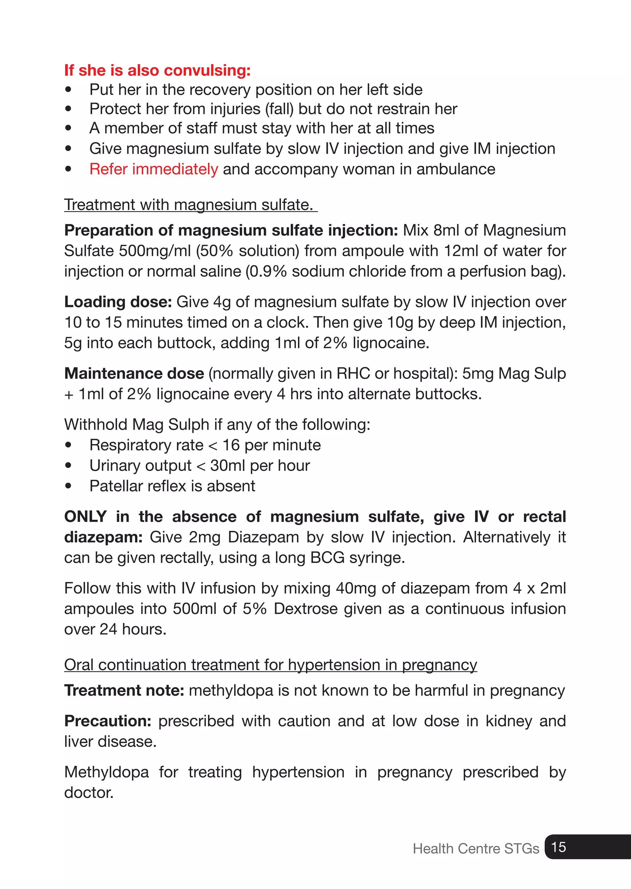 2. health centre Standard treatment guideline | PDF