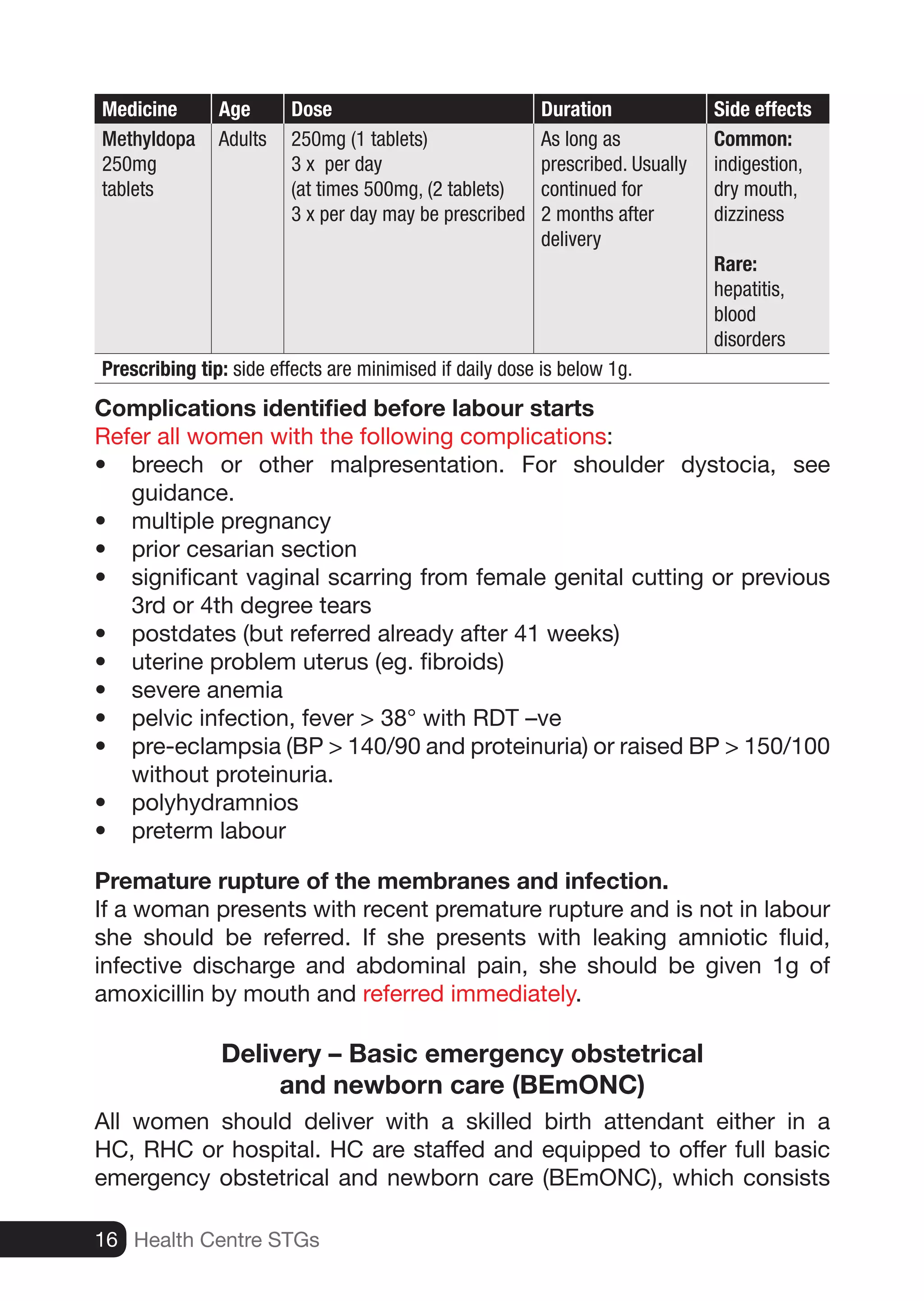 2. health centre Standard treatment guideline | PDF