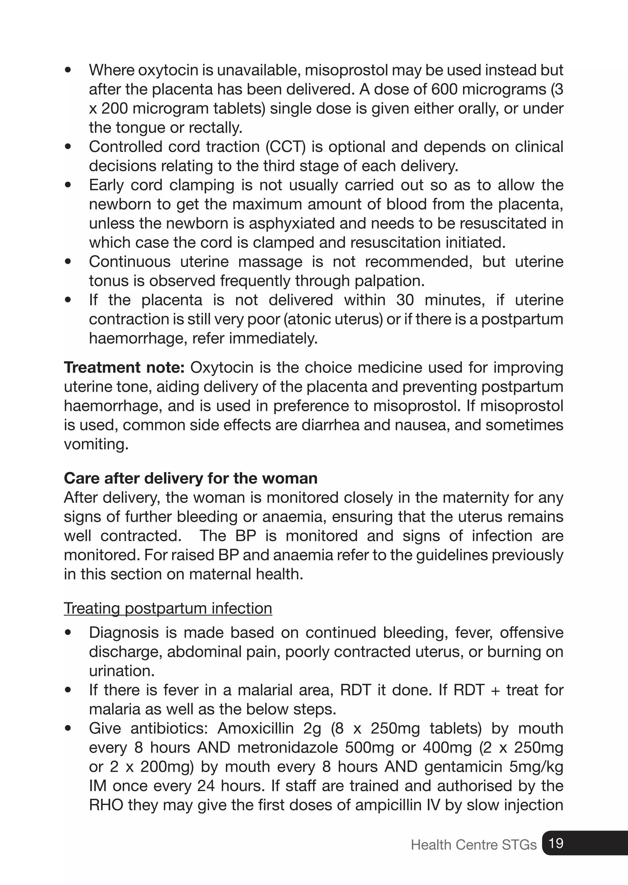 2. health centre Standard treatment guideline | PDF