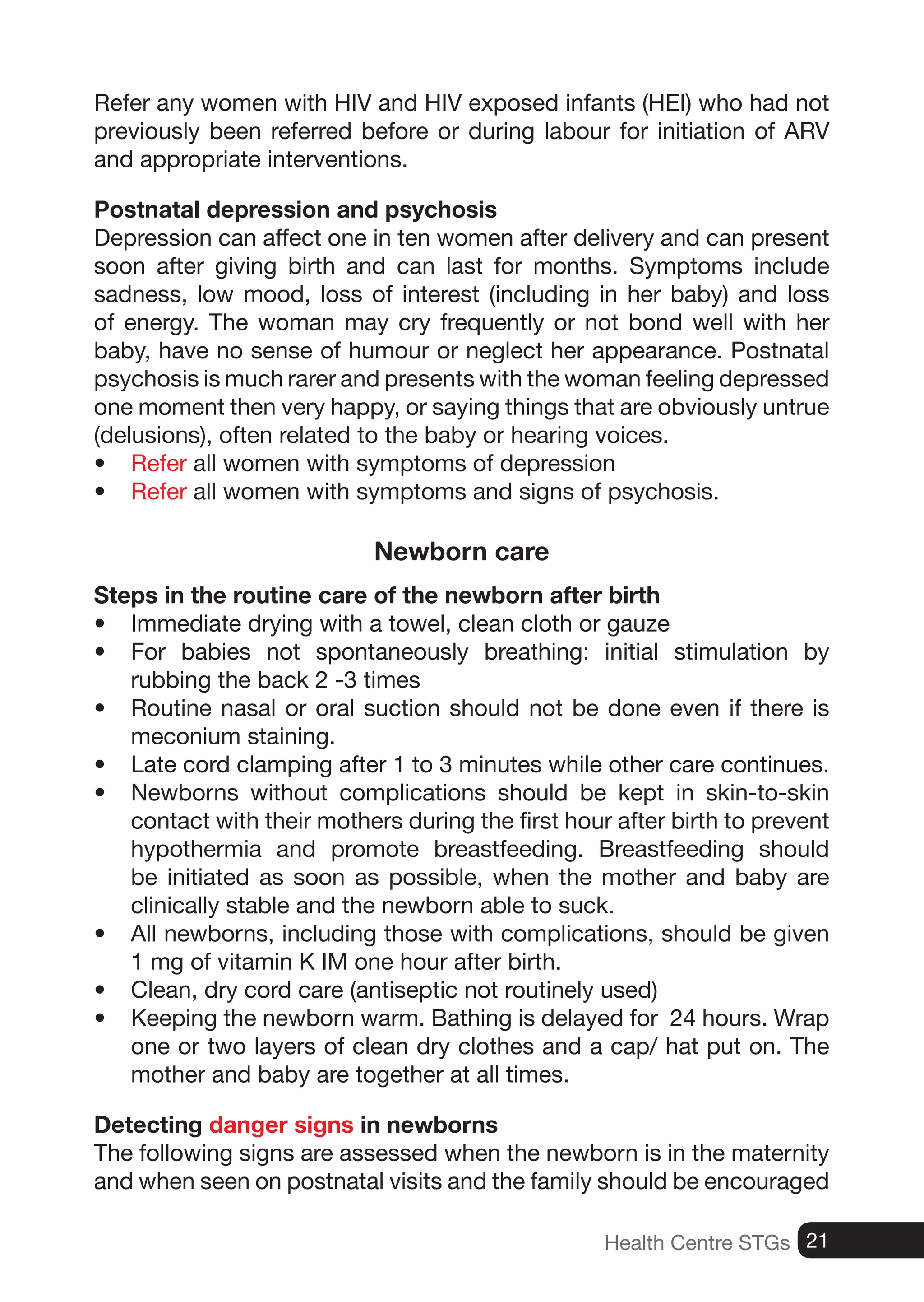 2. health centre Standard treatment guideline | PDF