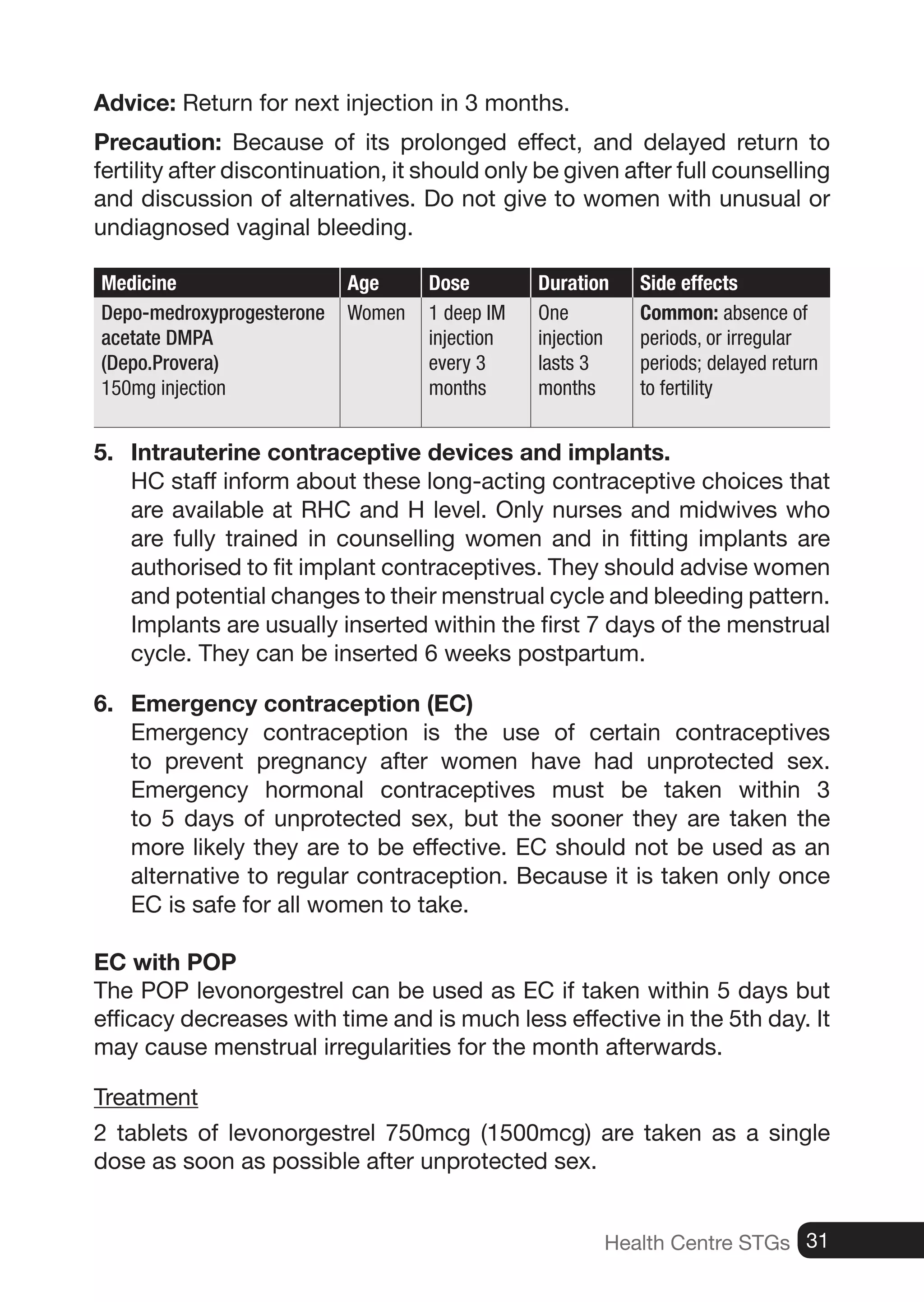 2. health centre Standard treatment guideline | PDF