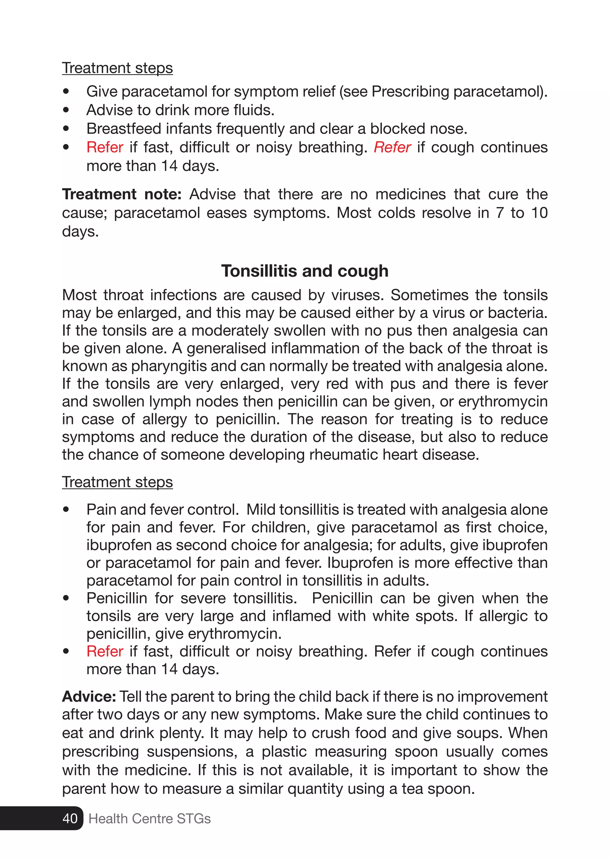 2. health centre Standard treatment guideline | PDF