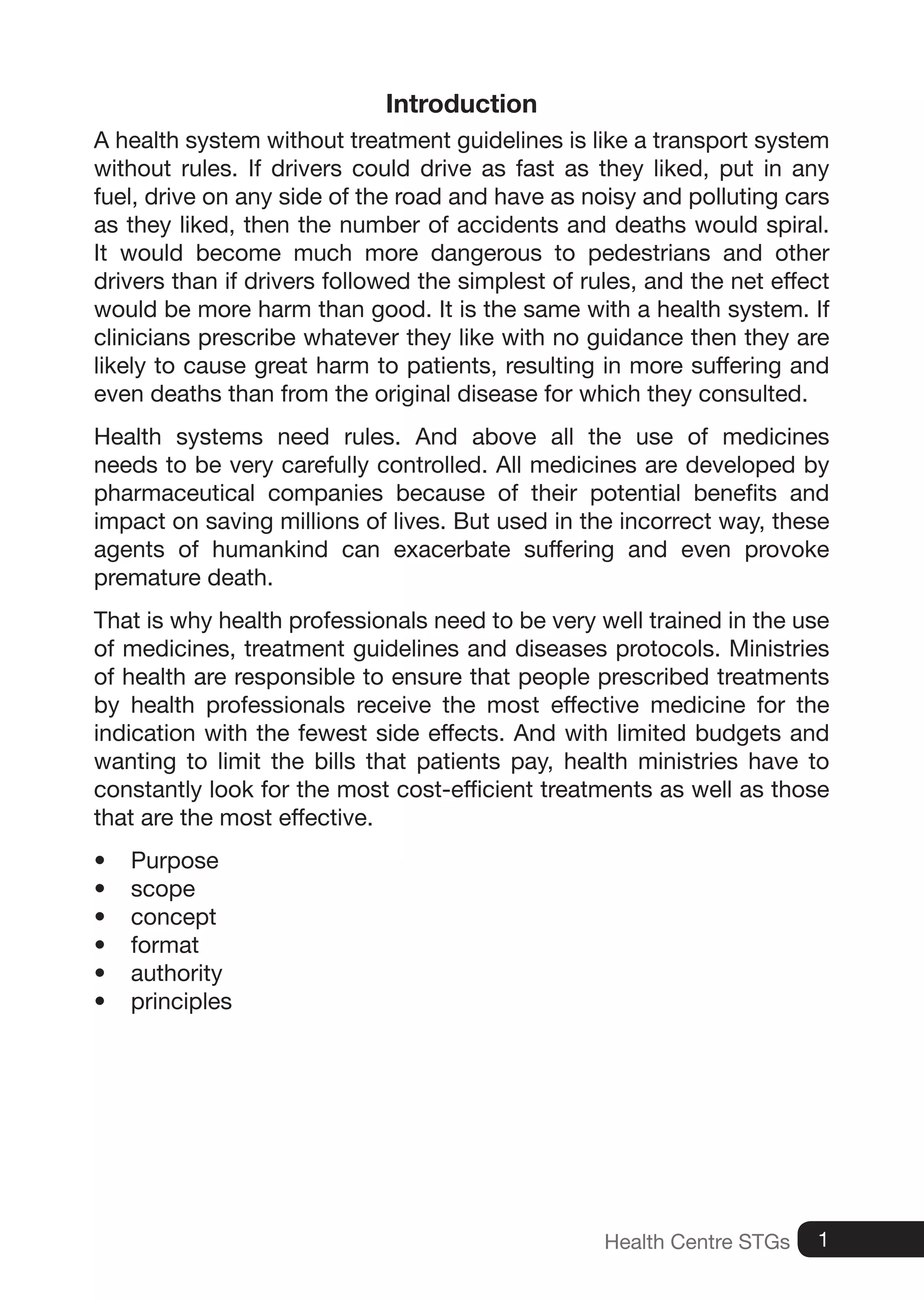 2. health centre Standard treatment guideline | PDF