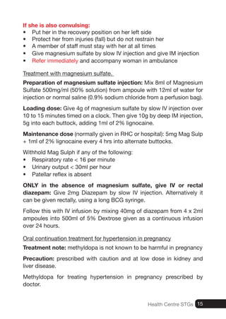 2. health centre Standard treatment guideline | PDF