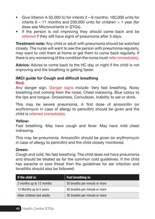 2. health centre Standard treatment guideline | PDF