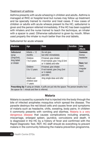 2. health centre Standard treatment guideline | PDF