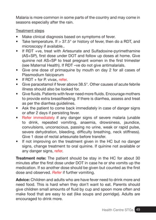 2. health centre Standard treatment guideline | PDF