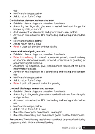 2. health centre Standard treatment guideline | PDF