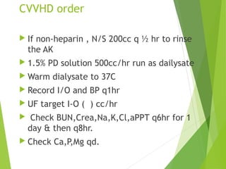 CRRT Indications | PPT