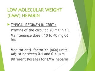 CRRT Indications | PPT