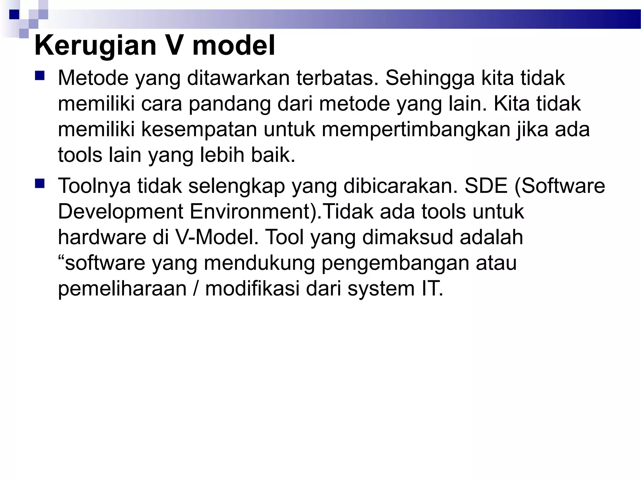 Rekayasa Perangkat Lunak - Model Pengembangan Sistem | PPT