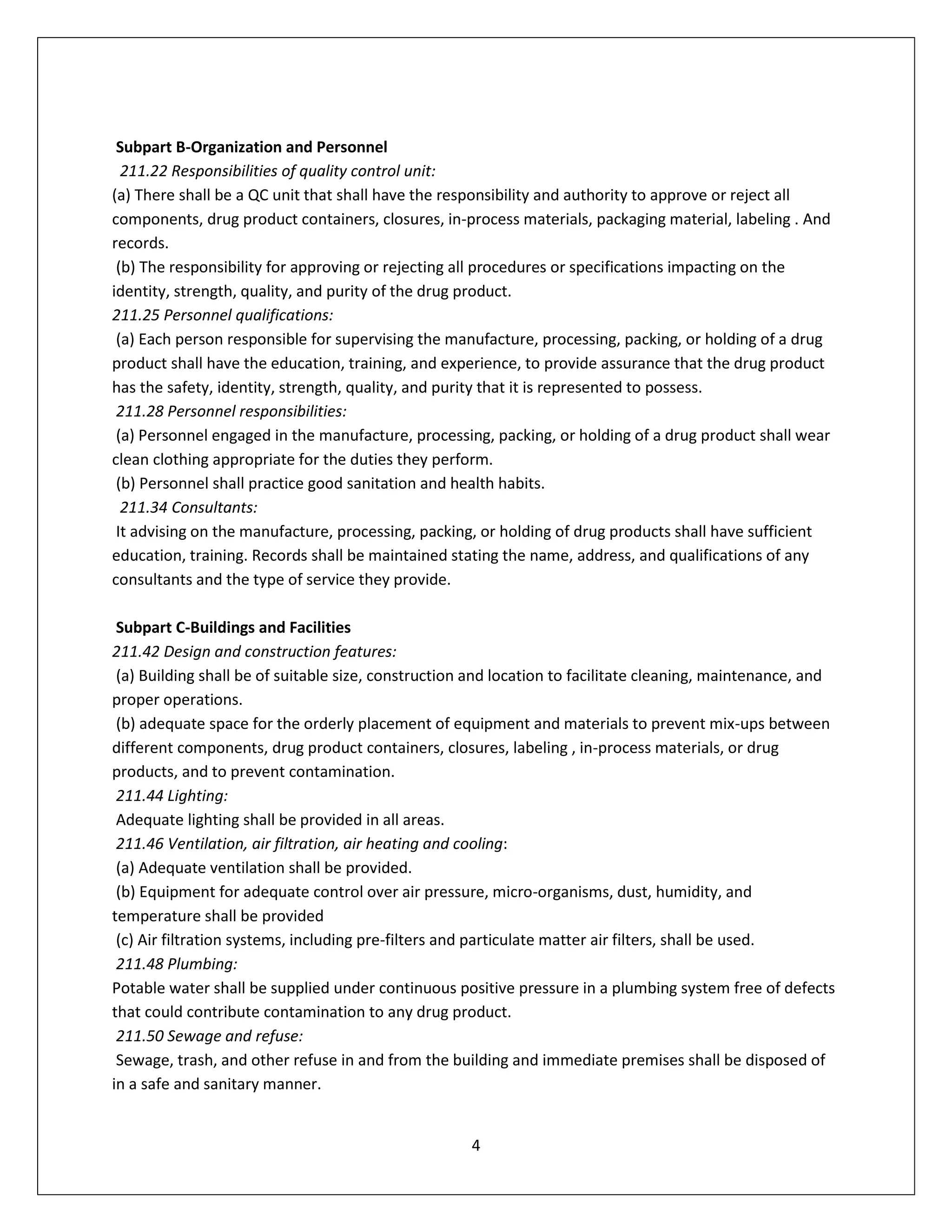 cGMP AS PER USFDA | PDF