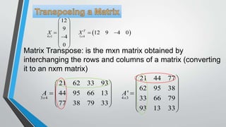 Matrices | PPT