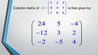 Matrices | PPT