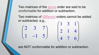 Matrices | PPT