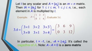 Matrices | PPT