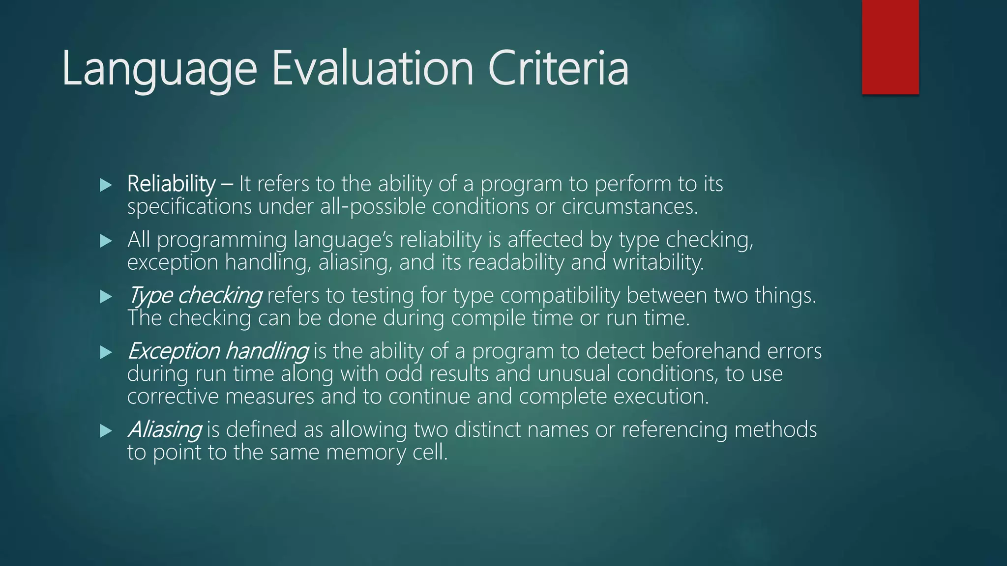 2.2. language evaluation criteria | PPT 2.2. language evaluation criteria | PPT