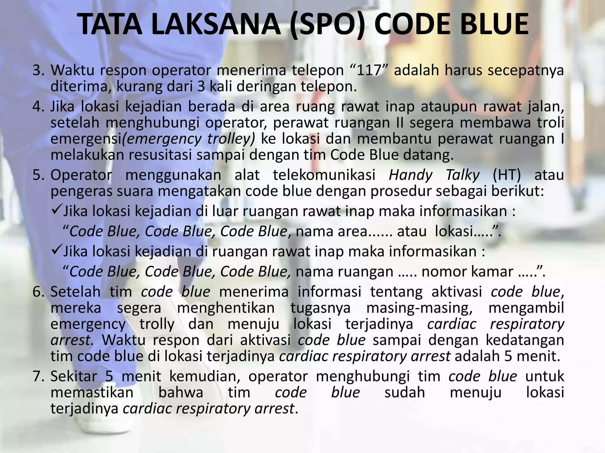 Panduan Implementasi Code Blue RSMN Pamekasan | PPTX
